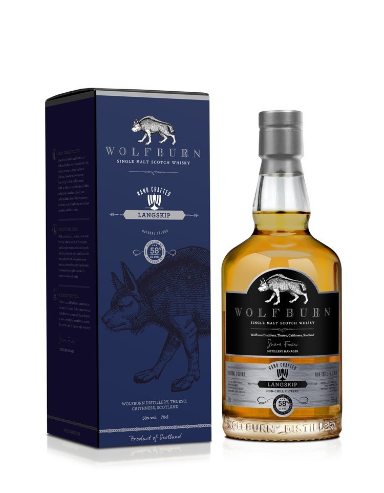 WOLFBURN Langskip Cask Strength 58% - Prestige Whisky