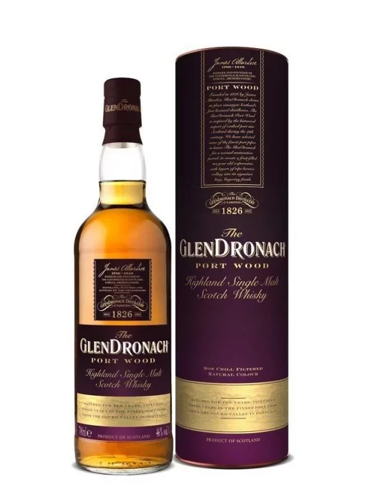 Whisky GLENDRONACH Port Wood Finish 46% 70cl