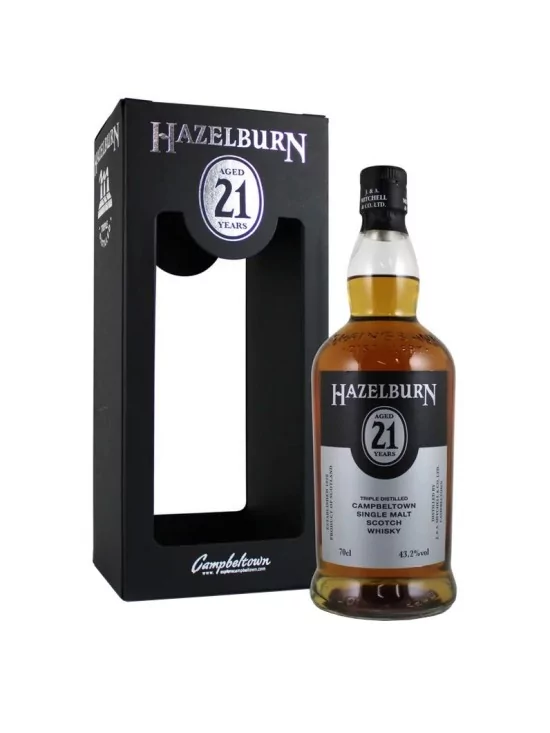 Whisky HAZELBURN 21 Ans 46% 70cl